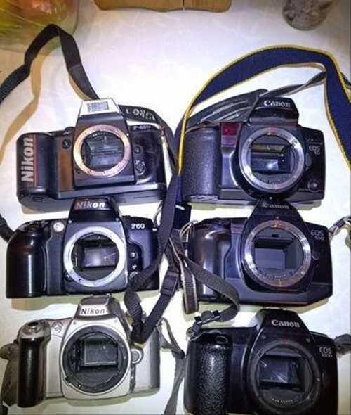 Пленочные зеркалки Canon, Nikon, Pentax, Minolta