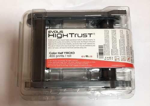 Картридж Evolis hightrust color half ymcko 400 pri