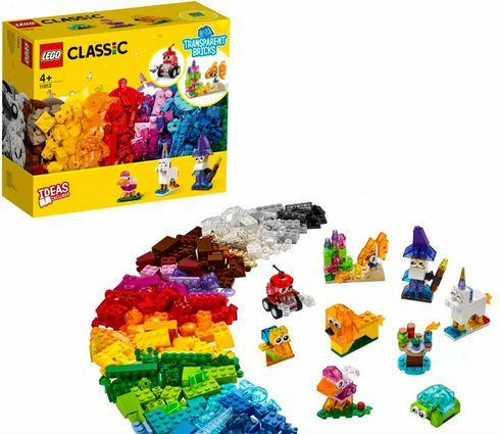 Конструктор Lego Classic 11013 Прозрачные кубики S