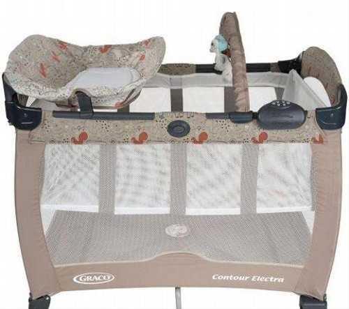 Манеж кровать graco contour electra deluxe инструкция