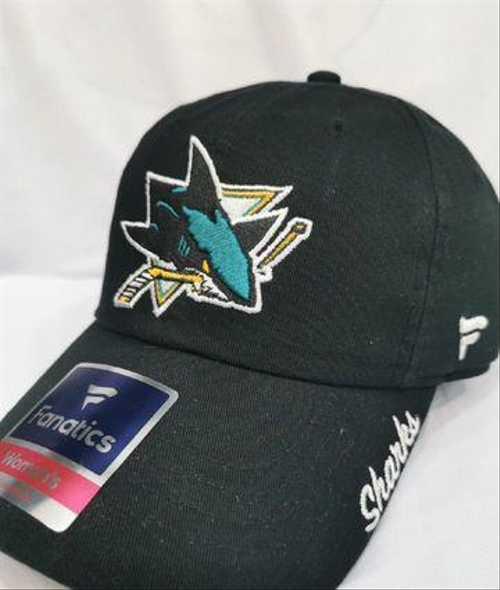 Кепка бейсболка черная NHL San Jose Sharks ориг