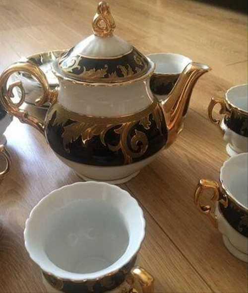 Чайный фарфоровый сервиз Fine Porcelain