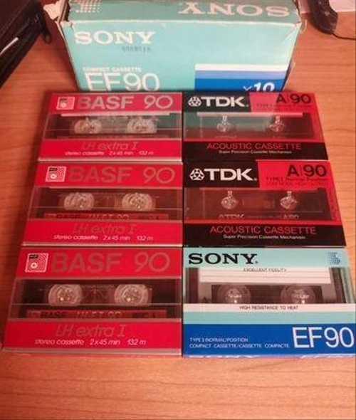 Японские кассеты basf Sony TDK