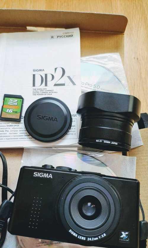 Фотоаппарат Sigma DP2x, оригинальная бленда фильтр