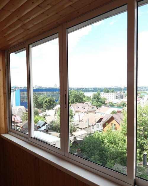 Алюминиевое окно на лоджию или балкон