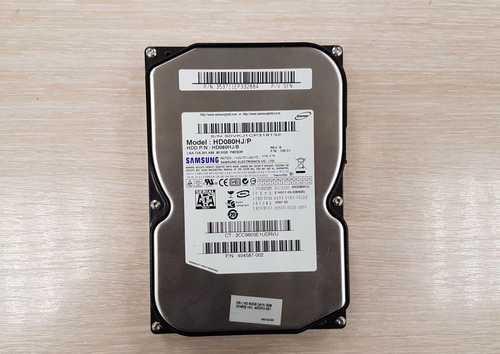 Жесткий диск SAMSUNG HD080HJ, 80Gb, SATA
