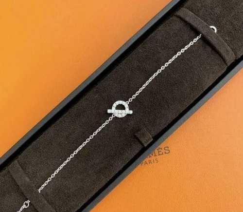 Золотой браслет Hermes 0.51 ct 5 гр