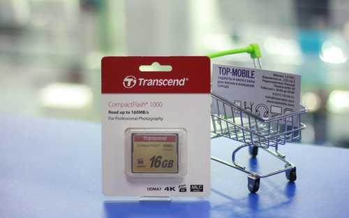 Карта памяти CF Transcend 16GB (1000x)