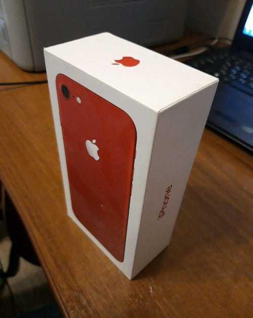 Коробка от iphon 7 red