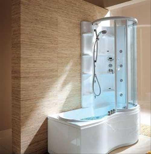 Гидромассажная ванна с душевой кабиной Glass