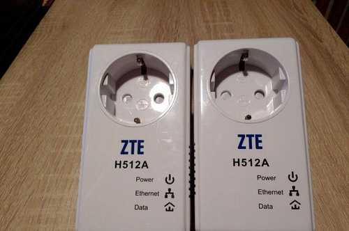 Комплект PLC адаптеров ZTE H512A