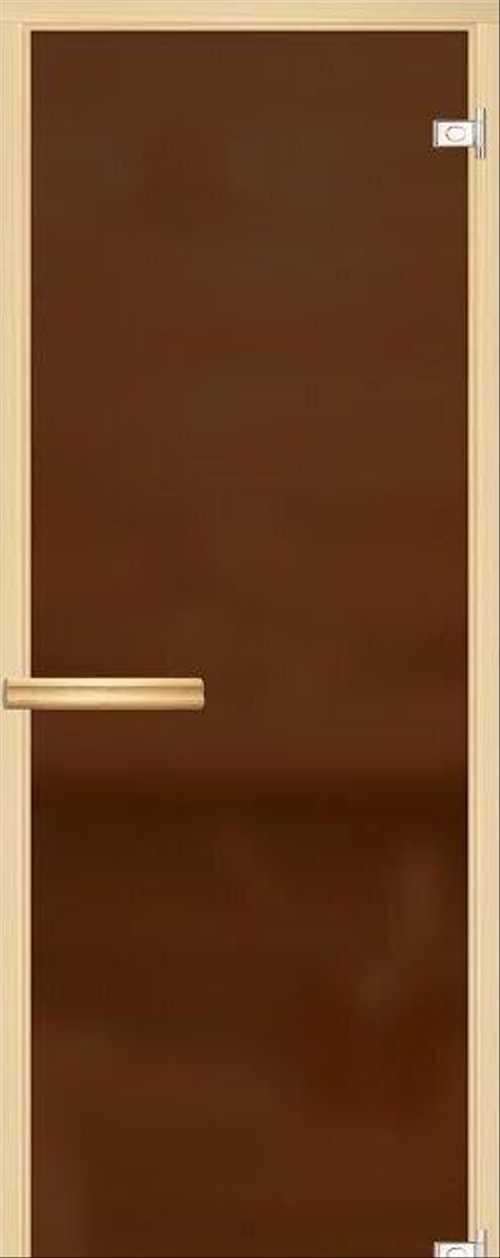Дверь для бани акма Матовая Бронза 243 (600*1800 )