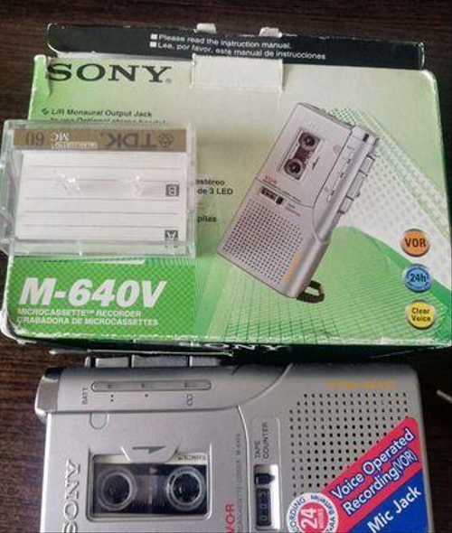 Диктофон Sony m-640v