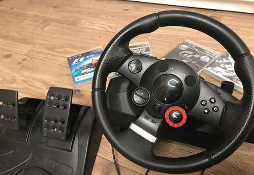 Игровой руль Logitec Driving Force GT