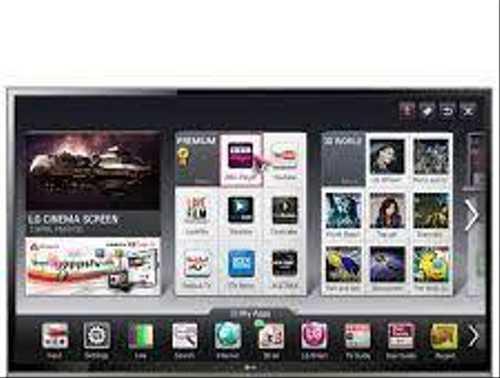 Телевизор LG 42LS570 с функцией Smart TV DVB T2