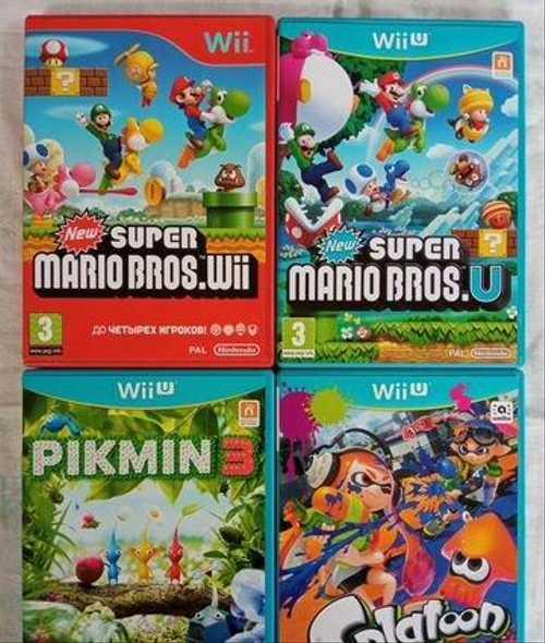 New Super Mario Bros. Wii U Splatoon Pikmin 3