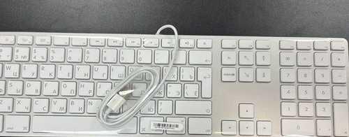 Клавиатура Apple MB110 Wired Keyboard White USB