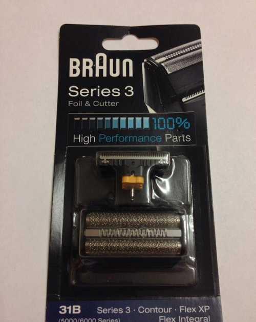 Лезвие для бритвы braun Series 3 (31B-5000/6000 Se