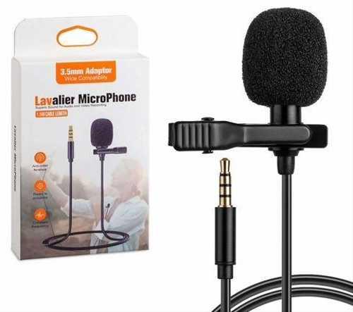 Микрофон петличный Microphone 3.5mm Lavalier HSX-M
