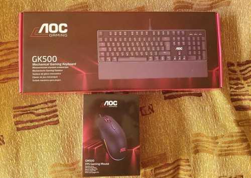 Клавиатура AOC GK500 + Мышь AOC GM500