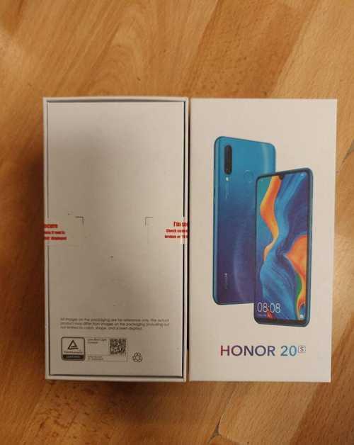 Новый Honor 20s ростест гарантия 1 год