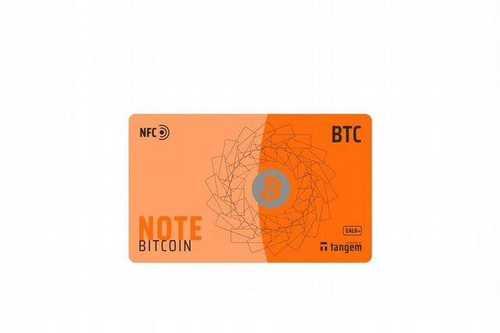 Криптокошелек tangem Note Bitcoin