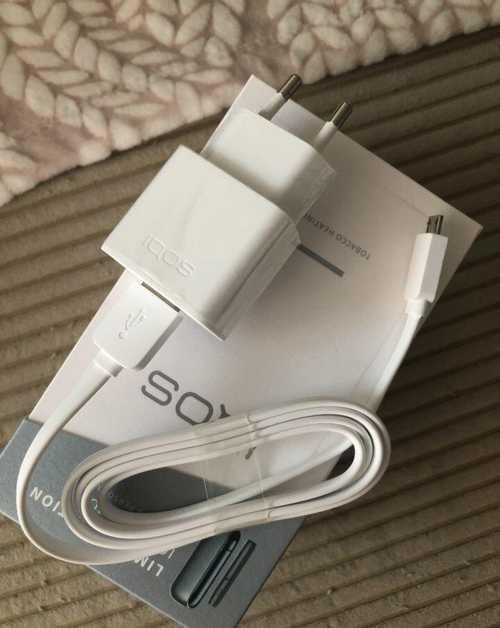 Блок питания и кабель для зарядки iqos 2.4+