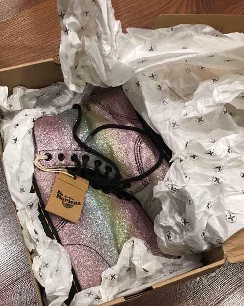 Dr martens 1460 pascal rainbow glitter