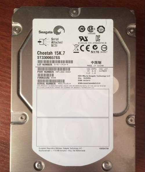 Серверный HDD Seagate 15K.7 300 Гб ST3300657SS SAS