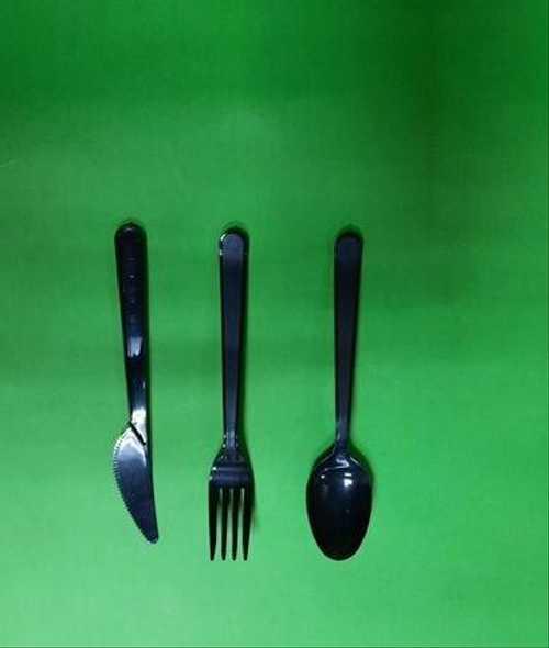 Пластиковые ложки, вилки, ножи и размешиватели