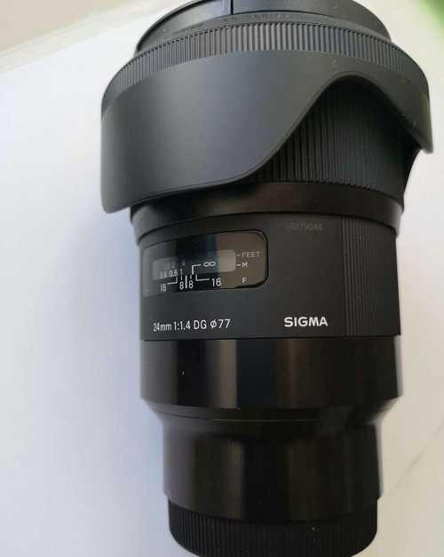Обьектив Sony EF sigma 24mm F1.4