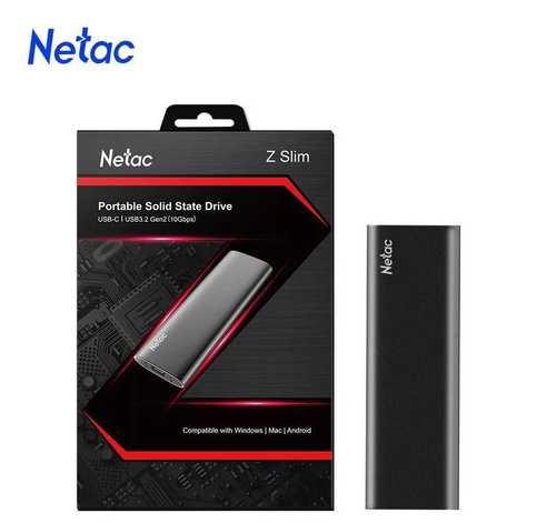 Внешний портативный SSD Netac Z Slim 250Gb (новый)