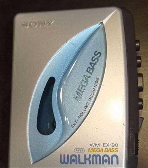 Кассетный плеер sony walkman wm-ex190