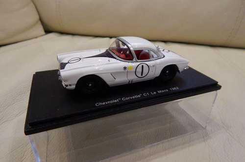 Chevrolet Corvette C1 #1 Le Mans 1962 T. Settember