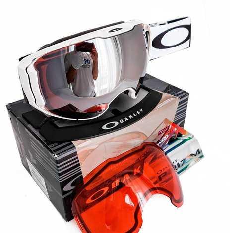 Сноуборд маска Oakley Airbrake XL White PrizmBlack
