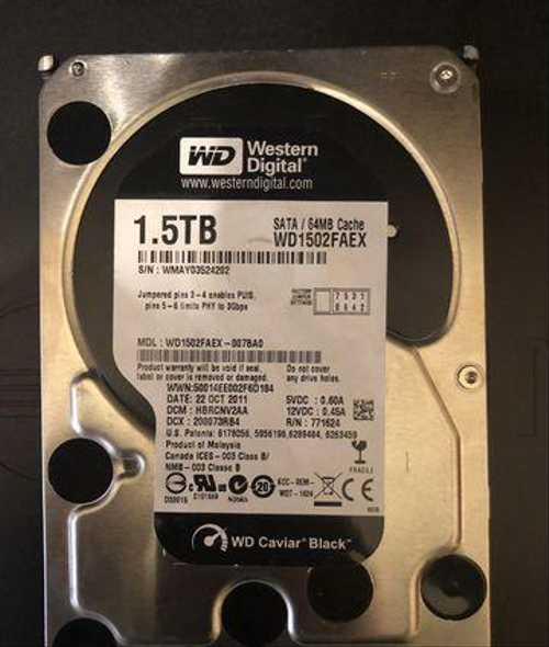 Western Digital Caviar Black 1.5Tb