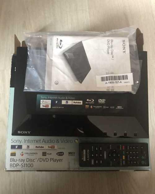 Sony интернет аудио и видео BDP-S1100 Blu-ray/DVD