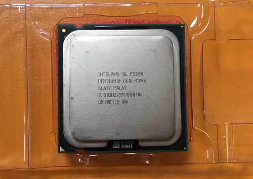 Процессор 775 cокет Intel pentium dual- core E5200