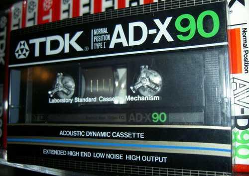 Аудиокассета TDK AD-X 90 1984 год