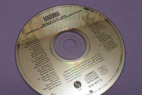 Диск CD Madonna - Whos That Girl (1987)