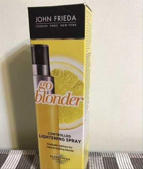 Спрей для осветления волос John Frieda “Go blonder