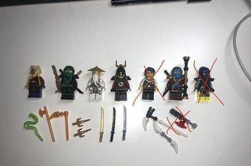 Lego ninjago/marvel/dc минифигурки