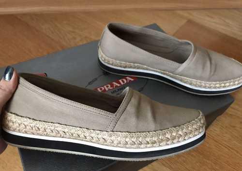Эспадрильи Prada