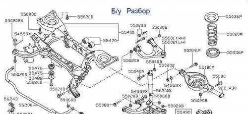 Nissan pathfinder r50 аналоги запчастей