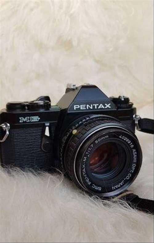 Плёночный фотоаппарат Pentax MG+ объектив Pentax-M