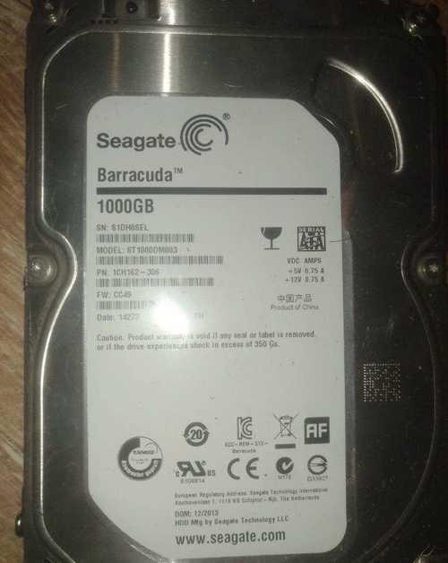 HDD Seagate Barracuda st1000dm003 1TB