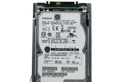 Жесткий диск EMC 600Gb SAS 2.5 118032767-A04