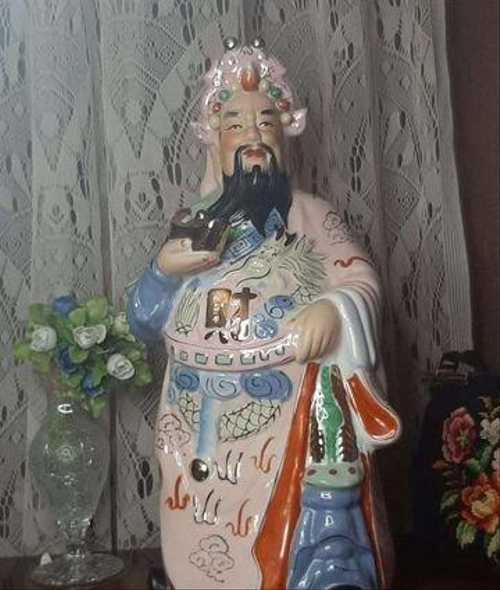 Большая статуэтка бога Фу -син,Китай