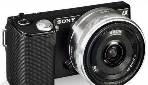 Sony Nex-5(16mm f2.8) Сумка+16гб+З/устр+Ремень+Usb