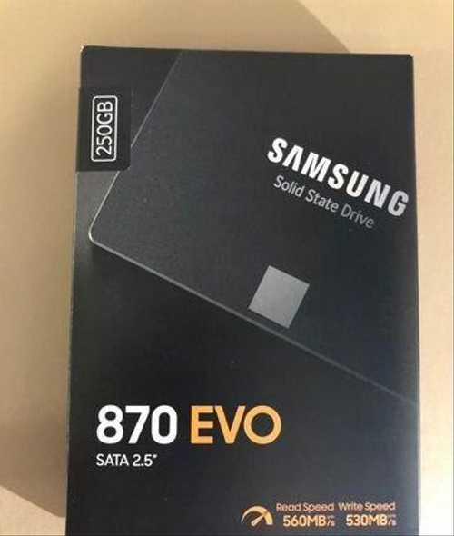 SSD Samsung 870 EVO 250gb